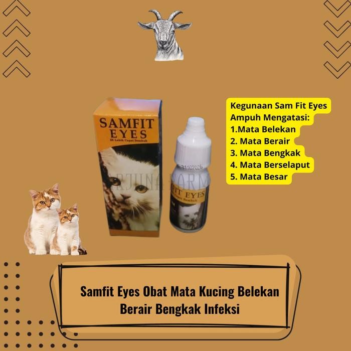 Jual Samfit Eyes Obat Mata Untuk Kucing Belekan Bengkak Berair Botol ...