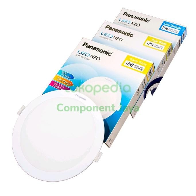 Jual Lampu Downlight Led Panel Panasonic Neo Slim 18W 18 Watt ...