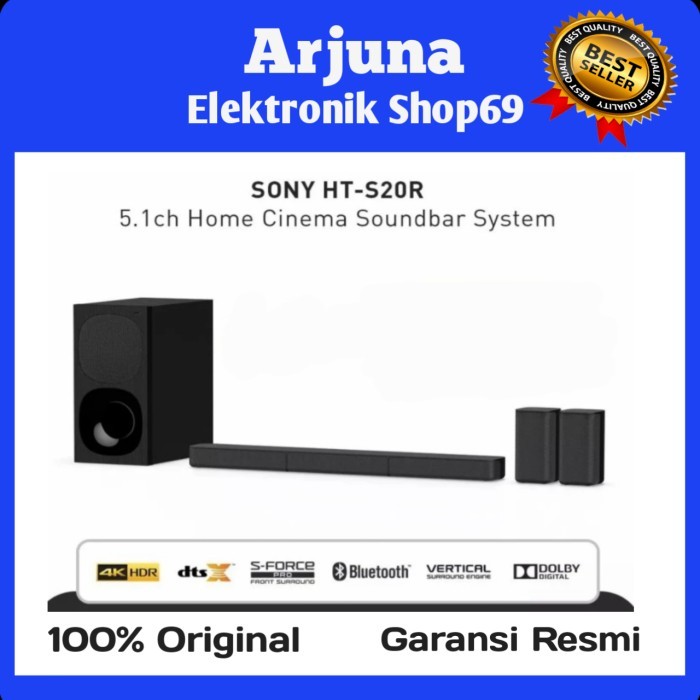 Jual SONY HT-S20R Home Cinema Soundbar Audio System 5.1ch HTS20R ...