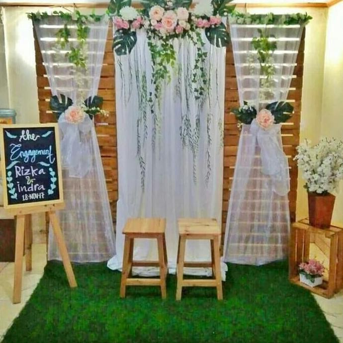 Jual Wooden wedding backdrop, Backdrop wedding kayu JATI BELANDA perpcs ...