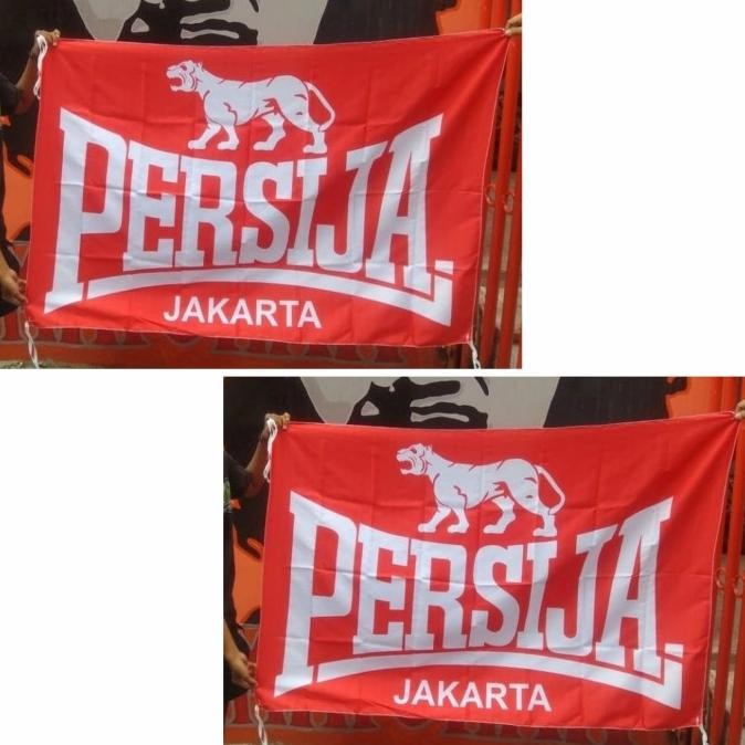 Jual Bendera Bola Persija Jakarta Background Merah | Shopee Indonesia