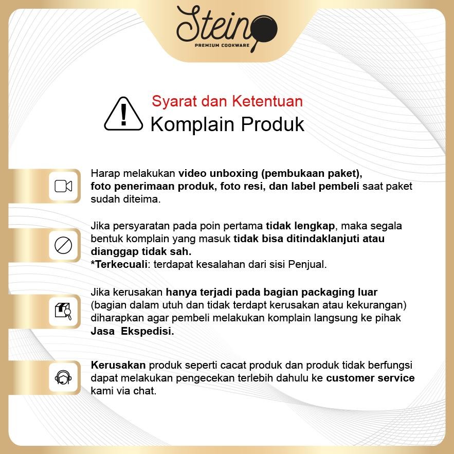 Jual PENAWARAN TERBATAS STEIN Glowpan Frypan 22cm (Panci Satuan ...