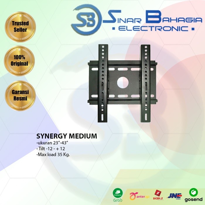 Jual SYNERGY MEDIUM-1943 BRAKET LCD 23 - 43 (NEW) (KHUSUS BANDUNG) | Shopee Indonesia