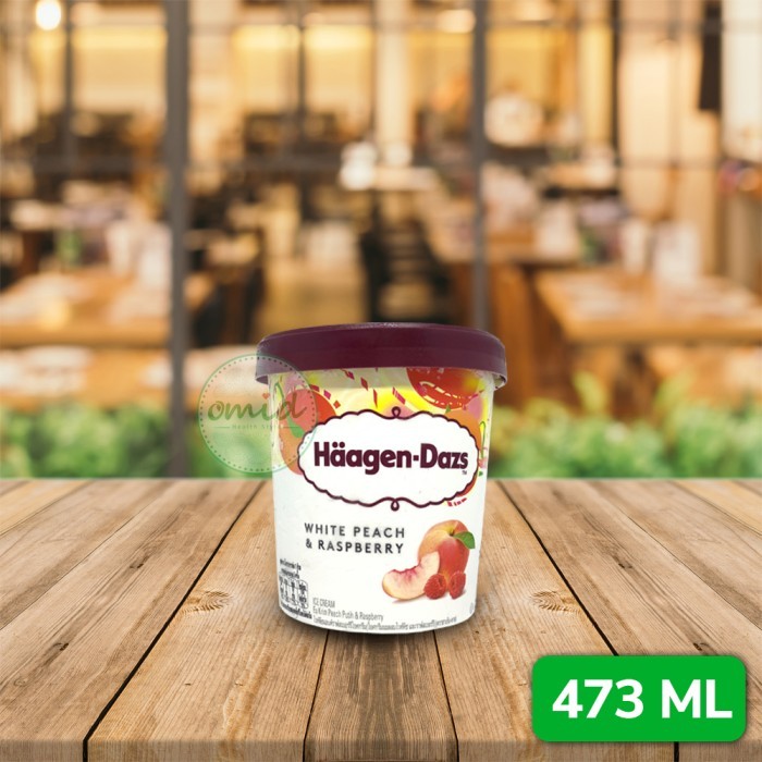Jual Goofy - 473 Ml Haagen Dazs Ice CreamWhite Peach And Raspberry ...