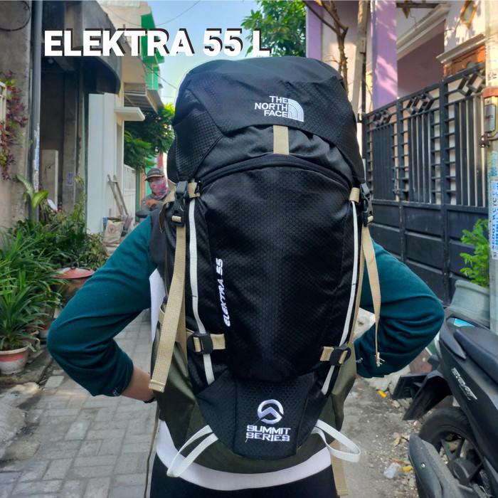 Jual tas gunung /Tas carrier the north face elektra 50l plus 10l ...