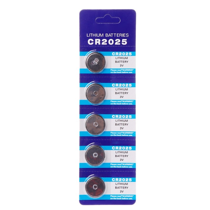 Jual 5x 3V CR2025 Lithium Button Coin Cells Batteries DL2025 | Shopee ...