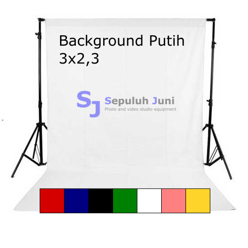 Jual Backdrop foto Putih Polos Ukuran 3x2,36 Meter | Shopee Indonesia