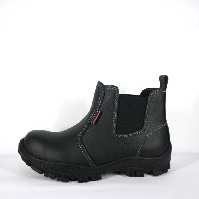 Jual SEPATU SAFETY PROYEK,SEMI BOOT ELASTIS BERKUALITAS(HITAM) | Shopee ...