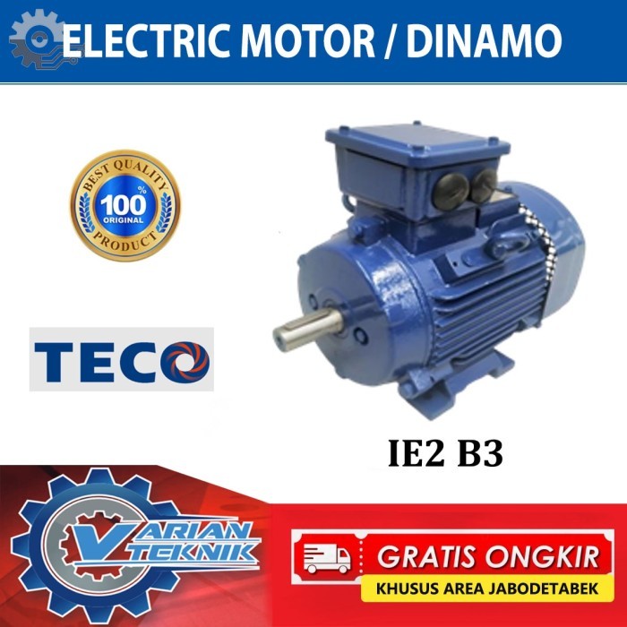 Jual Dinamo / Electric Motor / Induction Motor TECO AESV2S(IE2) B3 6P 110KW/150HP 3Phase 380V ...