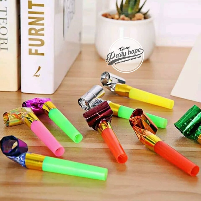Jual terompet ultah / terompet lidah / terompet tahun baru isi 100 pcs ...