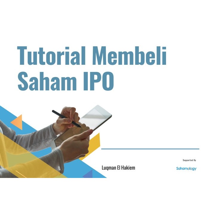 Jual Tutorial Membeli Saham IPO | Shopee Indonesia