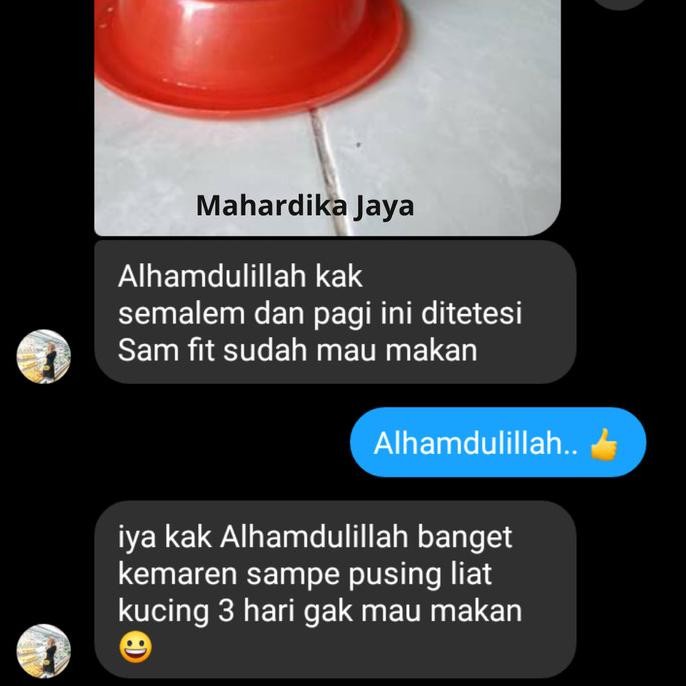 Jual SAMFIT Obat Kucing Flu Pilek Diare Mencret Cacing Muntah Demam ...