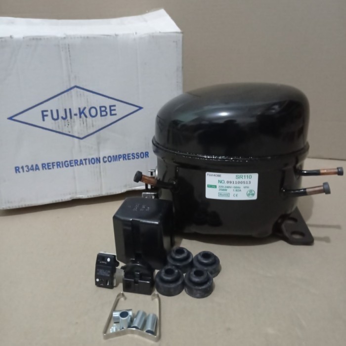 Jual KOMPRESOR KULKAS 2 PINTU COMPRESSOR KULKAS MERK FUJI 1/3 HP ...
