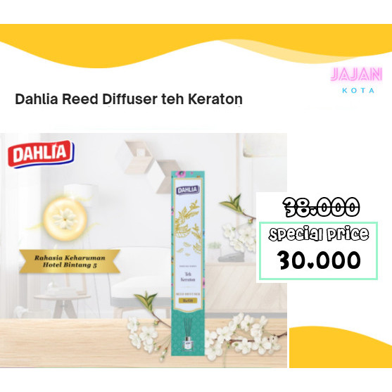 Jual Dahlia Teh Keraton Reed Diffuser Refill | Shopee Indonesia