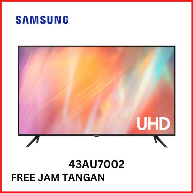 Jual LED TV SAMSUNG 43 AU7002 SMART CRYSTAL UHD 4K | Shopee Indonesia