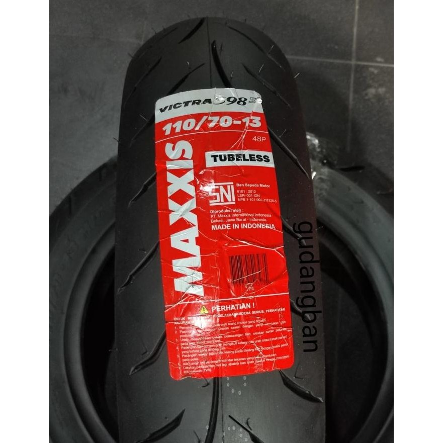 Jual Nmax - Maxxis Victra 110 / 70 - 13 Nmax Dual Compound Ban Motor ...