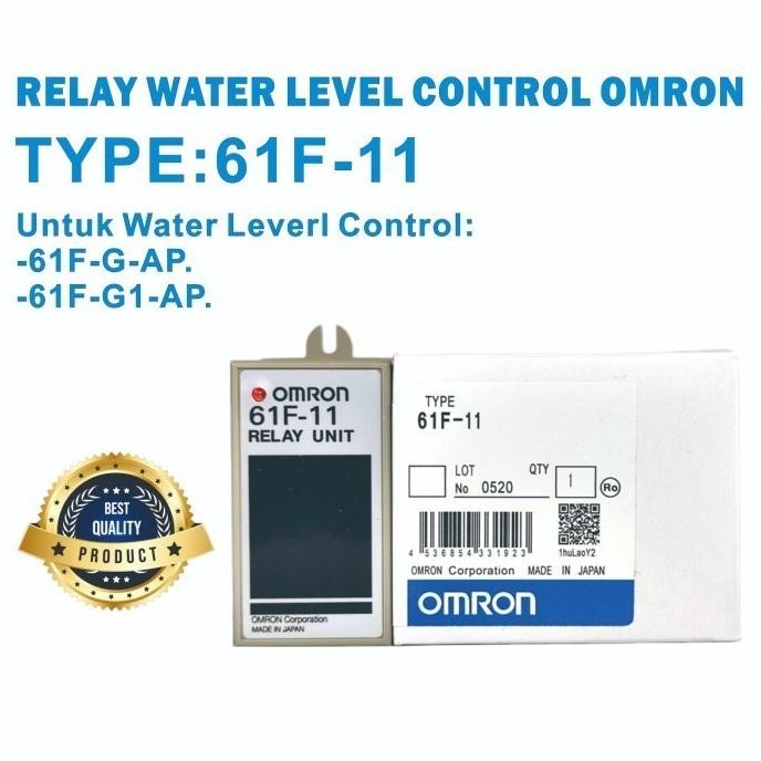 Jual Switch - RELAY FLOATLESS LEVEL SWITCH WATER LEVEL CONTROL 61F-11 OMRON | Shopee Indonesia