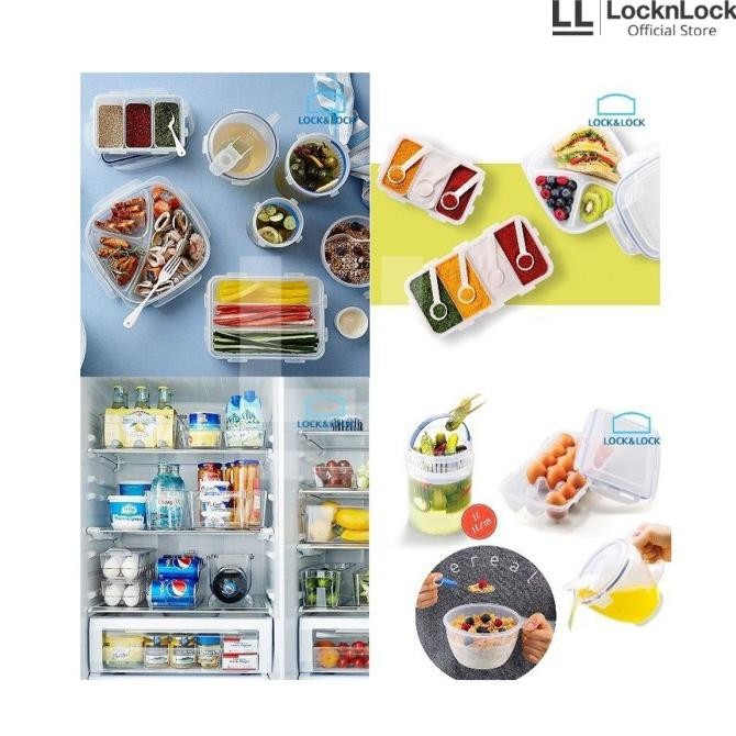 Jual LocknLock Gift Set Tempat Makan isi 3Pcs HPL817R03 KTS | Shopee ...