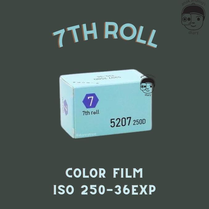 Jual 7TH ROLL NUMBER 7 250 ROLL FILM 135MM ISO 250 36EXP COLOR NEGATIVE ...
