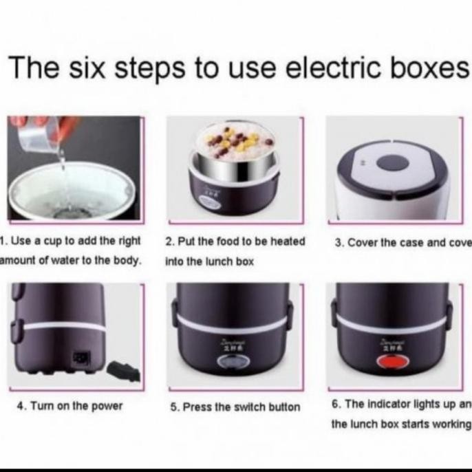 Jual STEAMED LUNCH BOX / RANTANG PEMANAS MAKANAN ELEKTRIK 2 LITER ...