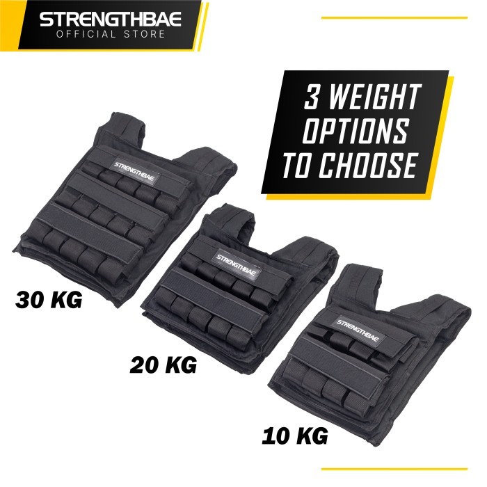 Jual Neww Adjustable Weighted Vest Rompi Pemberat Beban 20Kg 15 Kg 10Kg ...