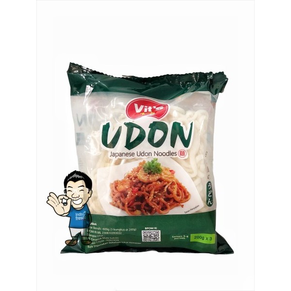 Jual Ina - Vit'S Japanese Udon Noodles- Mi Udon 600 Gr | Shopee Indonesia