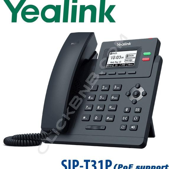 Jual Yealink SIP-T31P Entry Level IP Phone [PoE Integrated] | Shopee Indonesia
