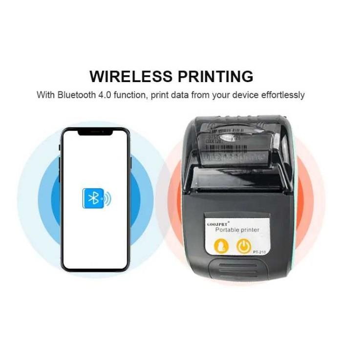Jual Goojprt Pos Bluetooth Thermal Receipt Printer 58Mm - Jp-Pt210 | Shopee Indonesia