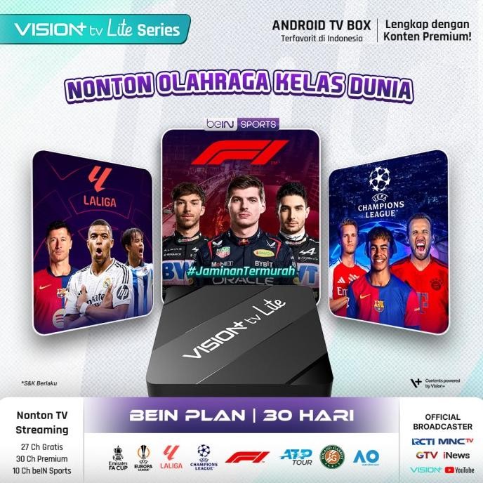 Jual Vision+tv Series - BeIN Plan | Gratis beIN Sports 30 Hari | Shopee ...