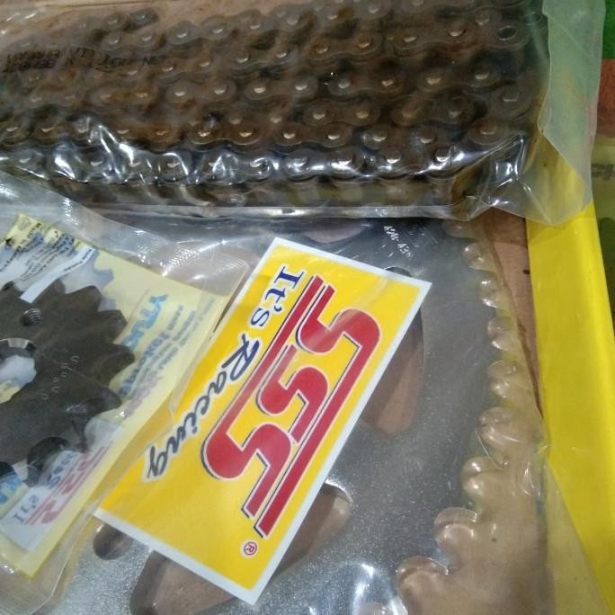 Jual Gear gir set SSS Chain Kit cb150x,cb150r,cbr150 old new baja aloy ...