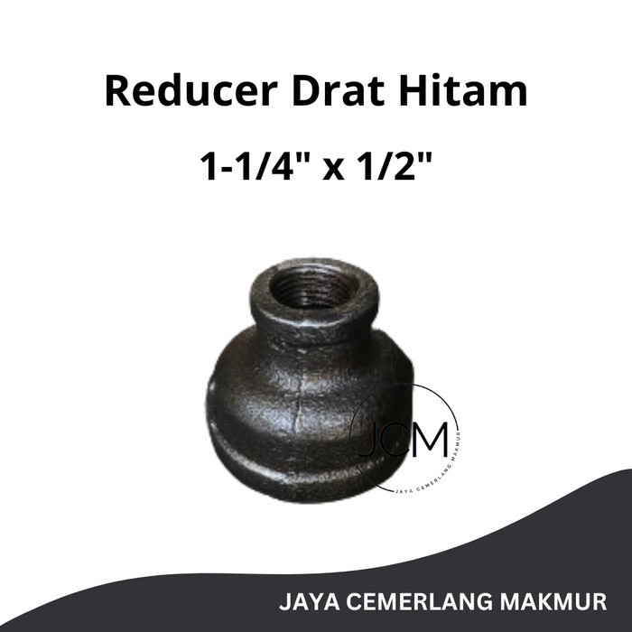 Jual HARGA DISC - Reducer Drat Hitam 1-1/4" x 1/2" / Vlok Sock Drat ...