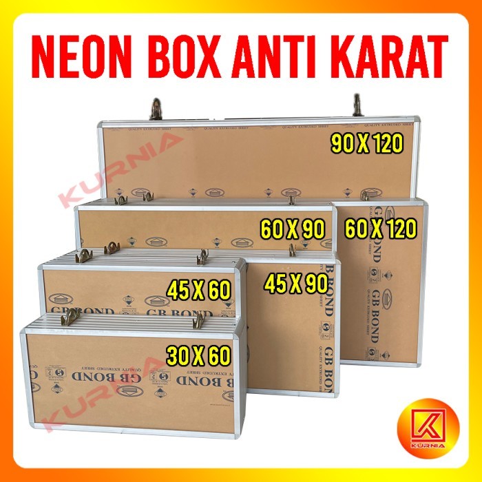 Jual Neon Box 60X120 Aluminium | Shopee Indonesia