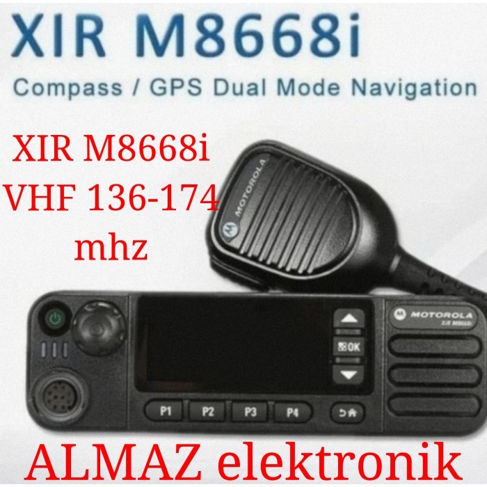 Jual RADIO RIG MOTOROLA XIR M8668i VHF 136-174MHz | Shopee Indonesia