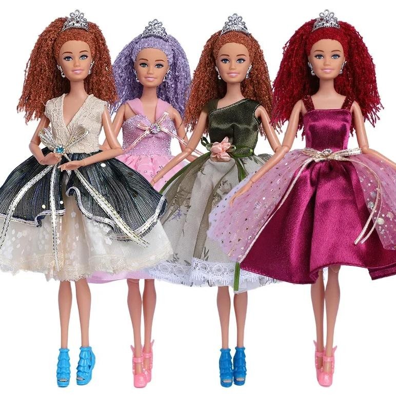 Jual 30cm girl doll with personality dreadlocks multi joint movable ...