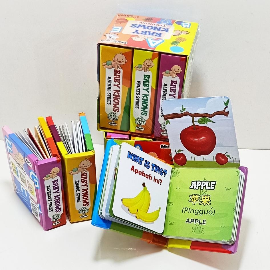 Jual Tpbl Buku Edukasi Anak/ Buku Belajar Anak 3 In 1 Dapat 3 Buku/ Pop Up Book/ Baby Knows ...