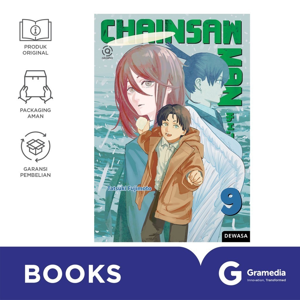 Jual Komik Akasha : Chainsaw Man 09 (Tatsuki Fujimoto) | Shopee Indonesia