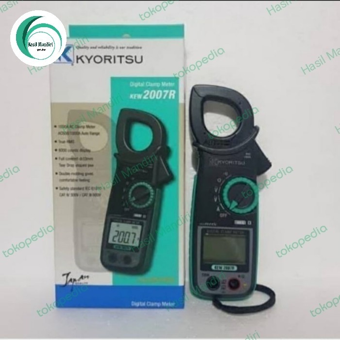 Jual Kyoritsu 2007R Digital Clamp Meter Tang Ampere Ac 1000A Original Murah | Shopee Indonesia