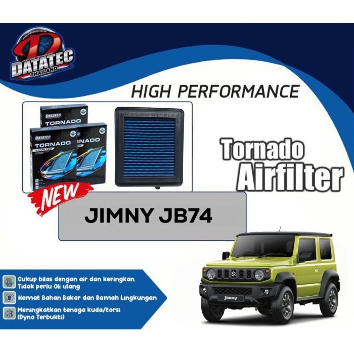 Jual Filter Udara Replacement Filter Datatec Suzuki Jimny Jb74 | Shopee ...