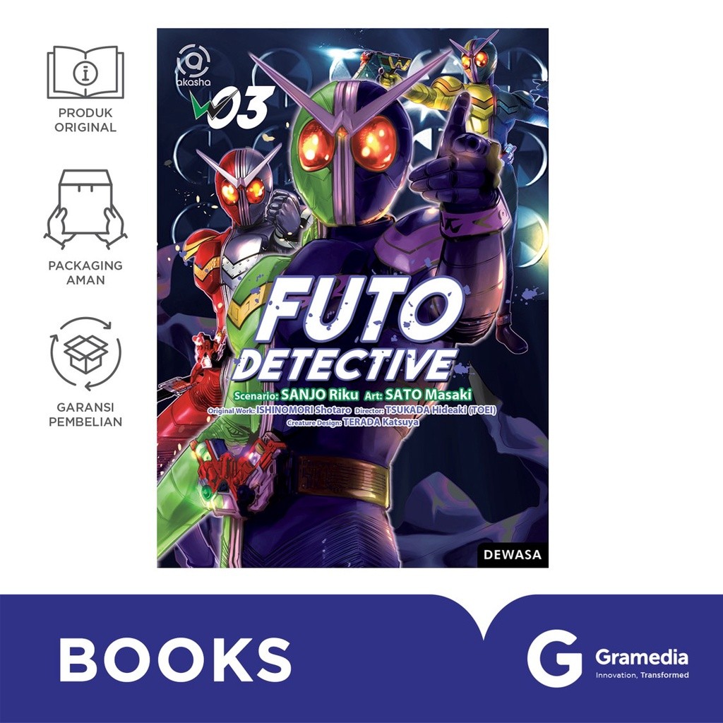 Jual AKASHA : Futo Detective 03 (Sanjo Riku/ Masaki Sato) | Shopee ...