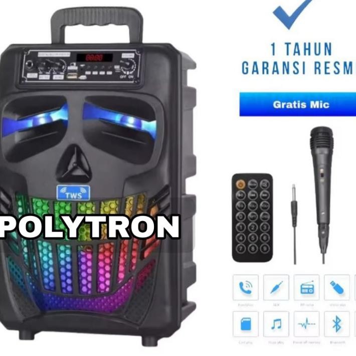 Jual Speaker Bluetooth Mp3 7801 Salon Bluetooth Kiso / Polytron Salon ...
