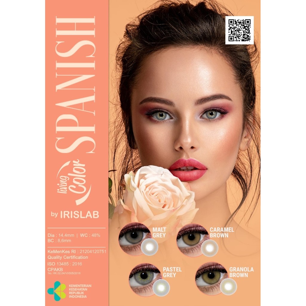 Jual LIVING COLOR BY IRISHLAB Softlens Spanish Normal | Shopee Indonesia