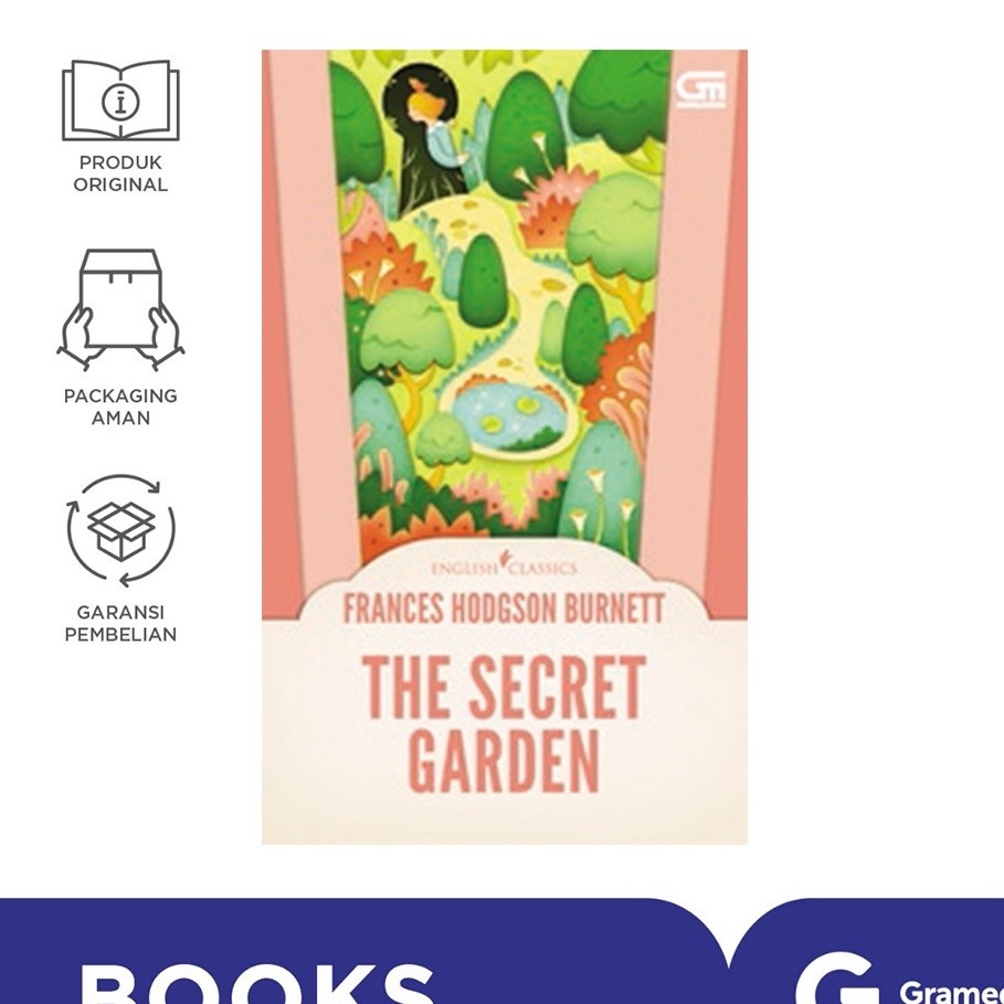 Jual English Classics: The Secret Garden (Frances Hodgson Burnett ...