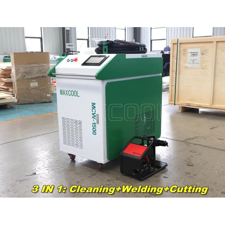 Jual 2000W 3000W Max Raycus Laser Cleaning Welding Cut Rust Paint Laser ...