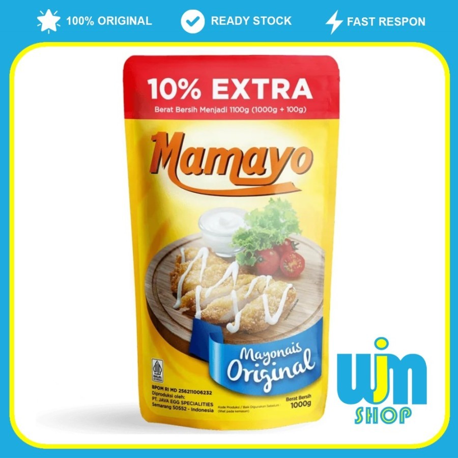 Jual Mamayo Mayonnaise Original 1kg + 100gr - WJM Mks | Shopee Indonesia