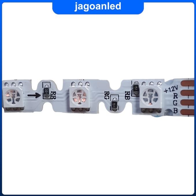 Jual LED strip SMD 5050 Tekuk S shape RGB 12V 60led/m LED strip ...