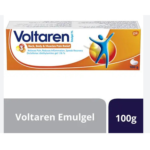 Jual Voltaren Emulgel 100g Pereda Nyeri, salep otot, keseleo, reumatik, memar | Shopee Indonesia