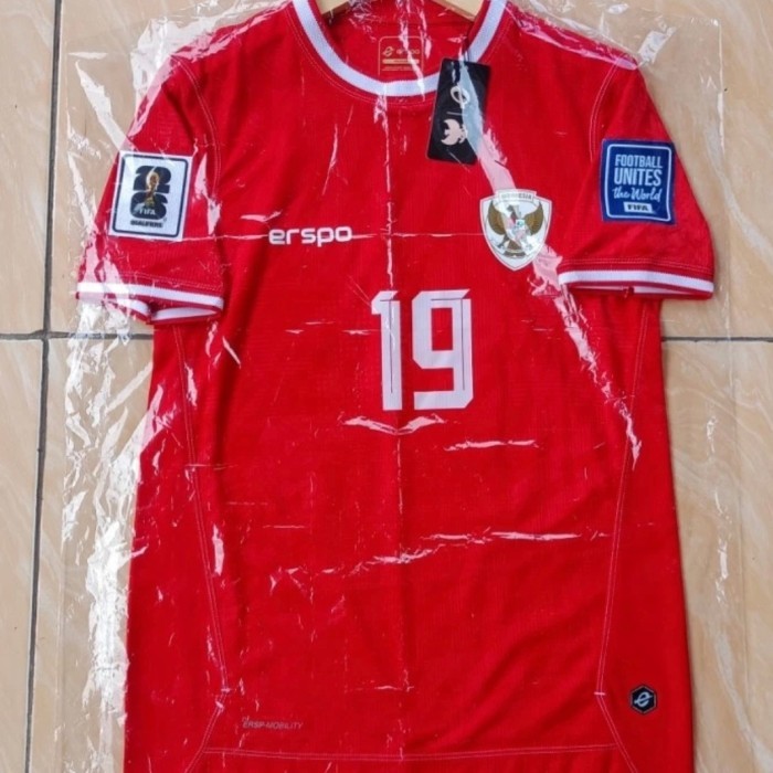 Jual Jual Thom Haye #19 Timnas Indonesia Home 2024/2025 Erspo Original ...