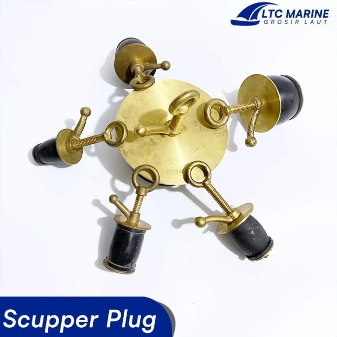 Jual [ITC] IMPA 232487B BRASS SCUPPER PLUG / PENYUMBAT KAPAL BAHAN ...