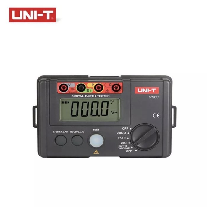 Jual Jual Uni-T Ut521 Digital Earth Ground Resistance Voltage Meter ...