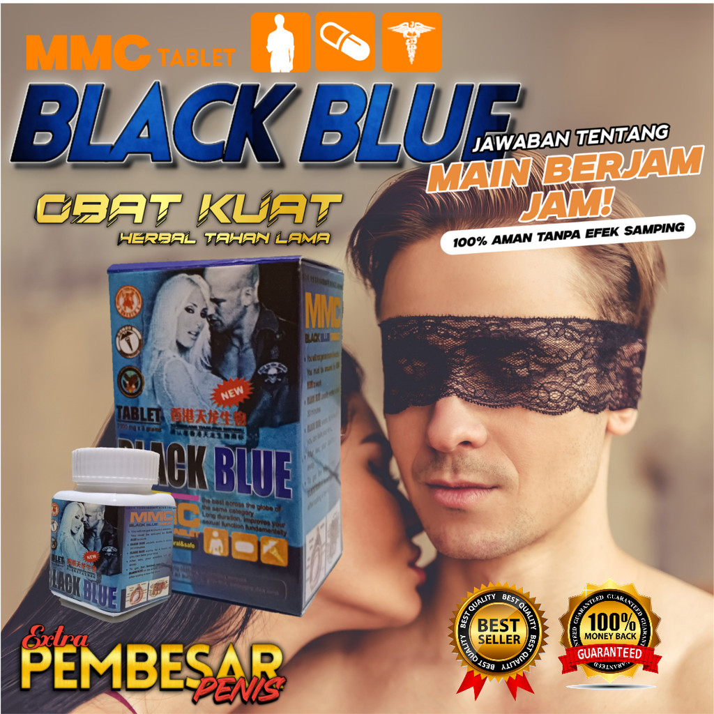 Jual BLACK BLUE Suplemen Dan Multivitamin Pria Perkasa untuk Energi ...